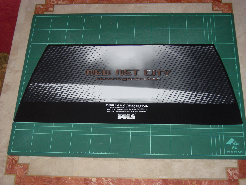 "New Net City Marquee" reproduction printed in backlite with chrome ...