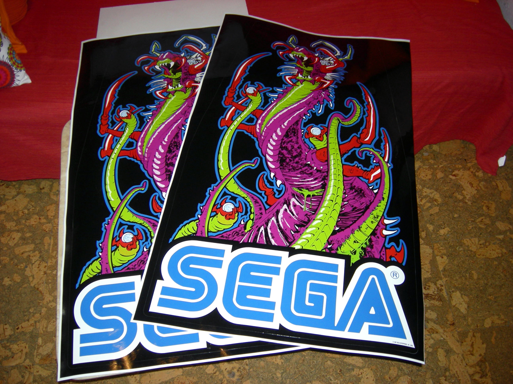 "ALIEN SYNDROME SIDE ARTS" (SEGA) digital arcade artwork file restored ...
