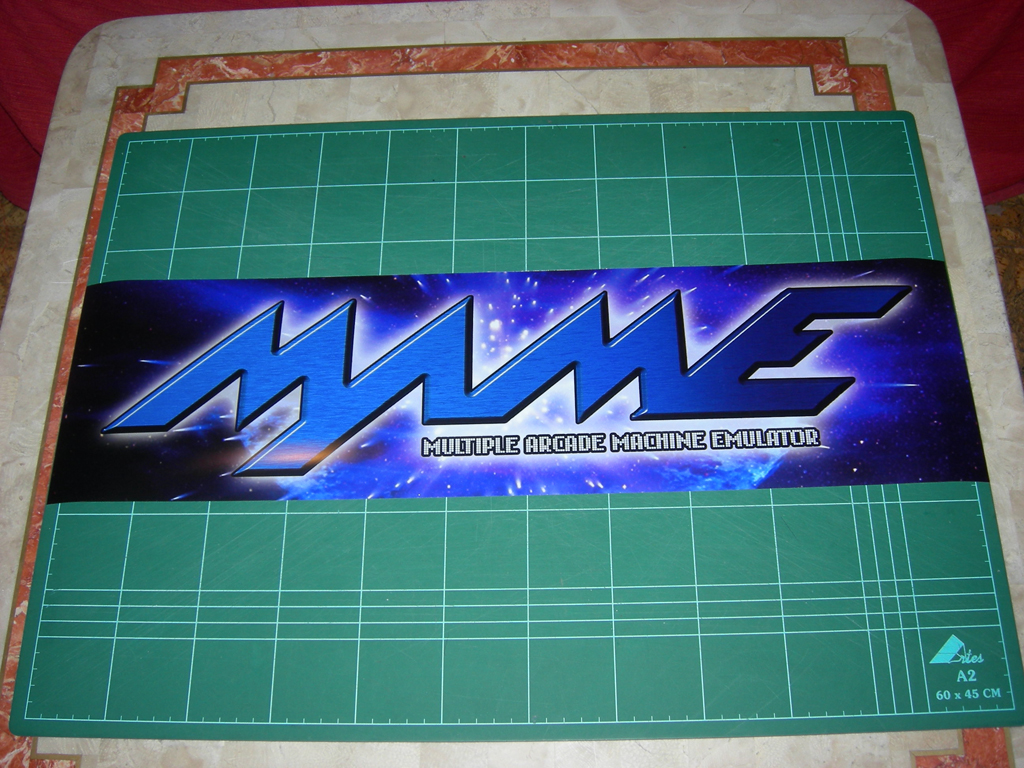 "Classical Mame Marquee" impresa en backlite para David