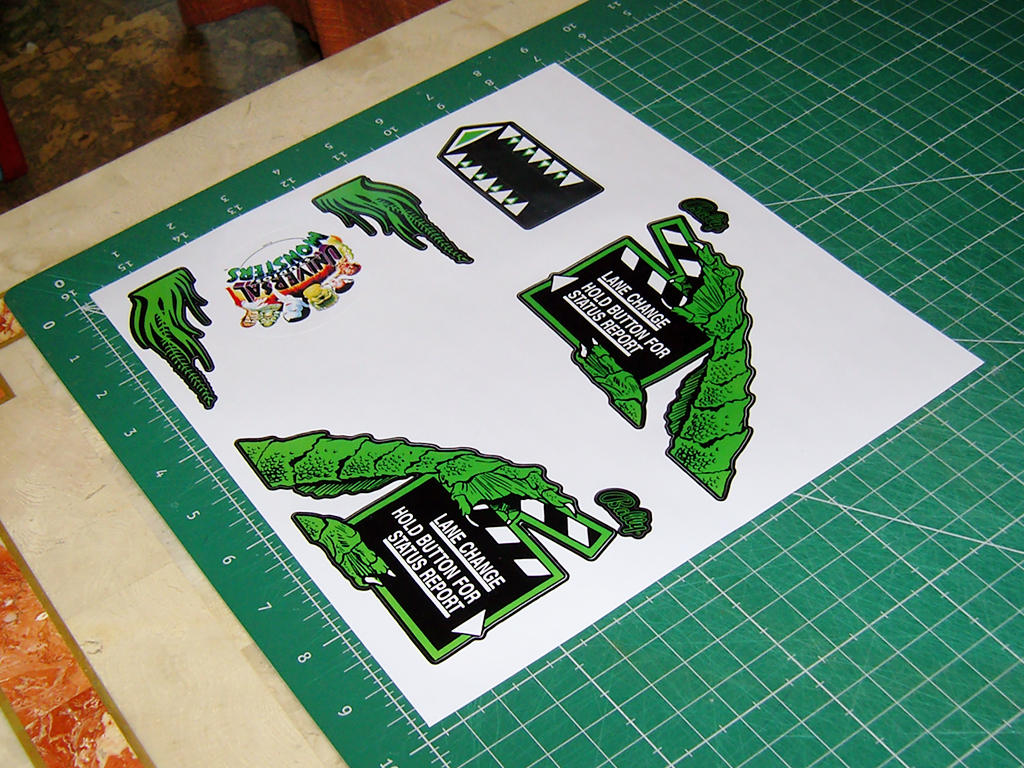 "Creature From the Black Lagoon Pinball Decals, Aprons, Speaker Plastic ...
