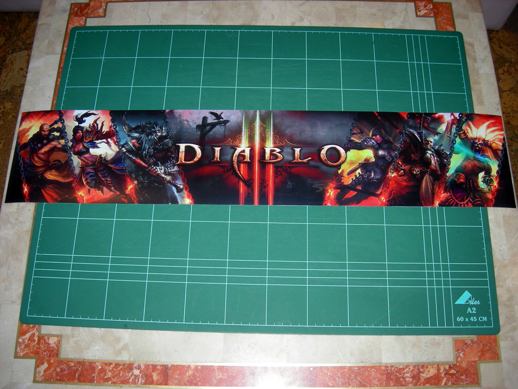 Artes arcades impresos "Diablo" para la máquina recreativa de Fire_Fox