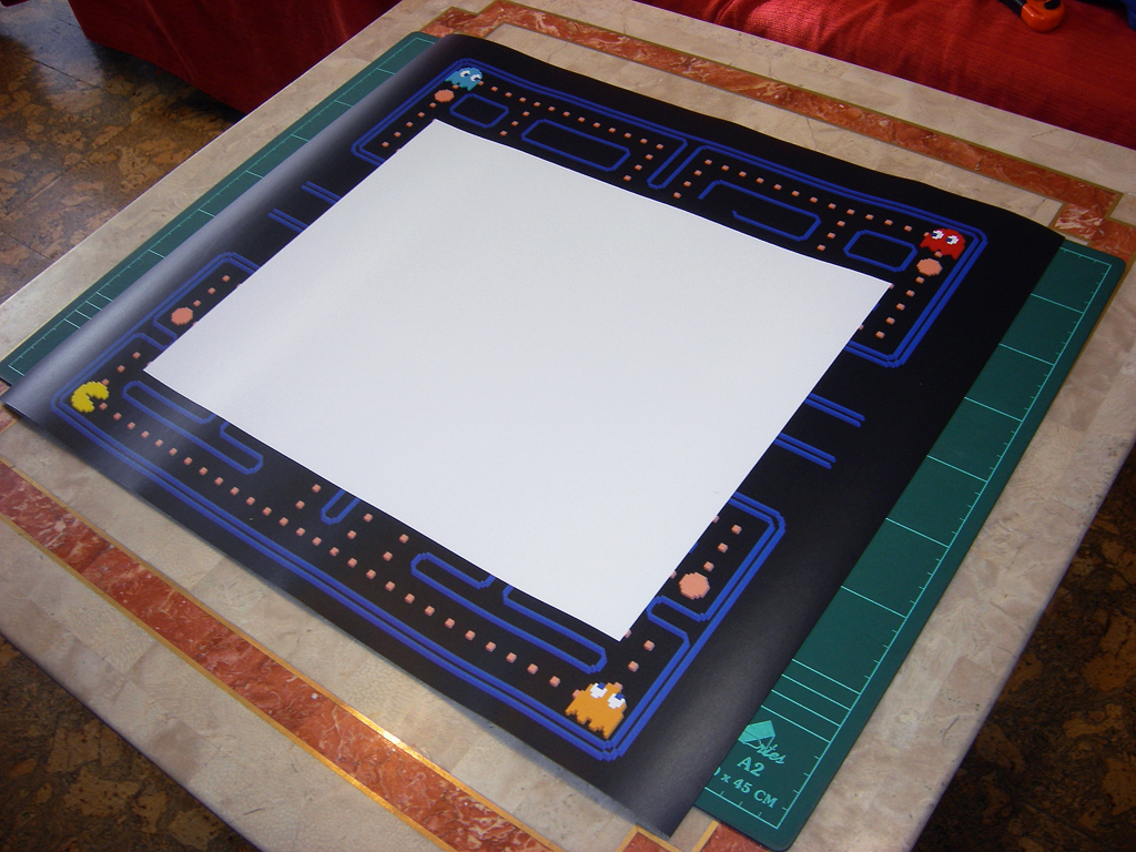 Artes para el proyecto de decoración arcade entorno a "Pacman" del ...