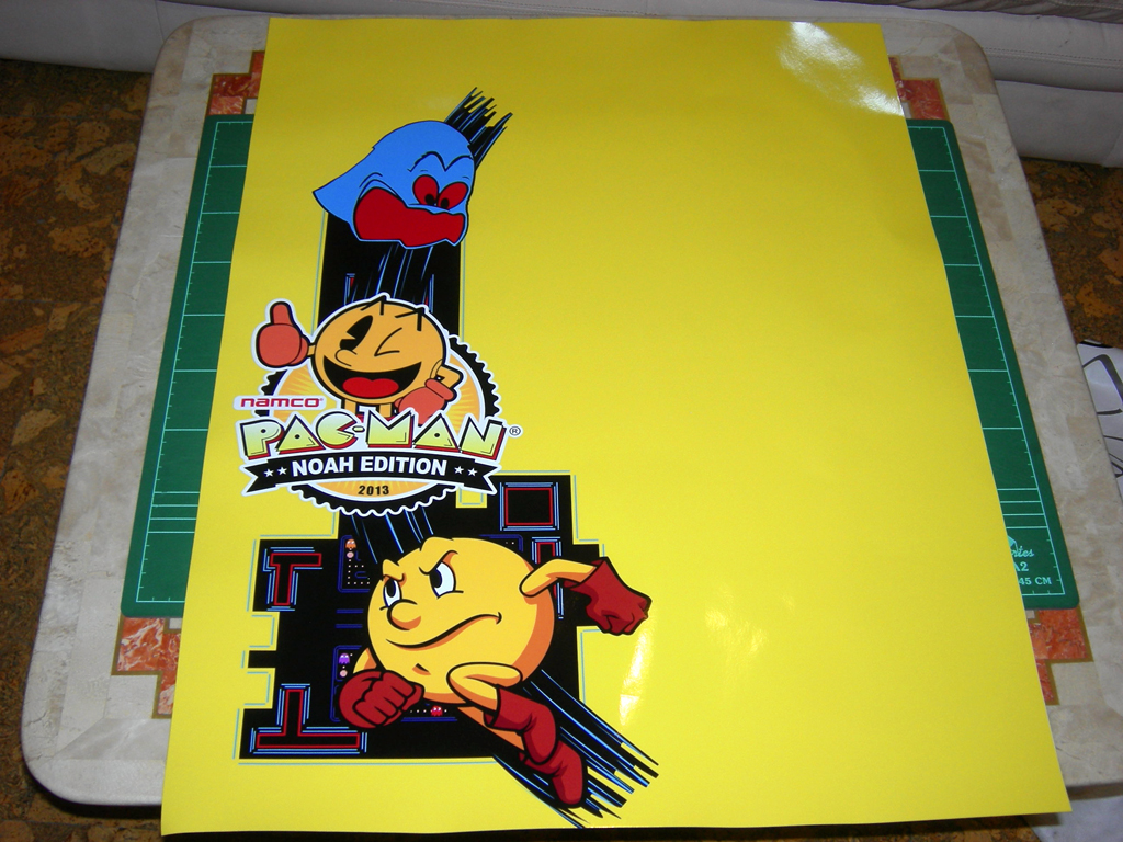 Artes impresos "Pacman Custom" para bartop de Yourcab de datacu y ...