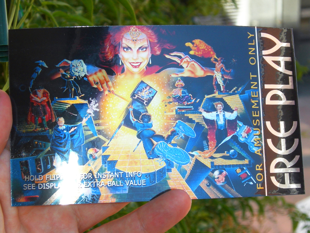 "Pinball Magic Cards Custom" (CAPCOM). Designed by Mikonos & Zona Arcade