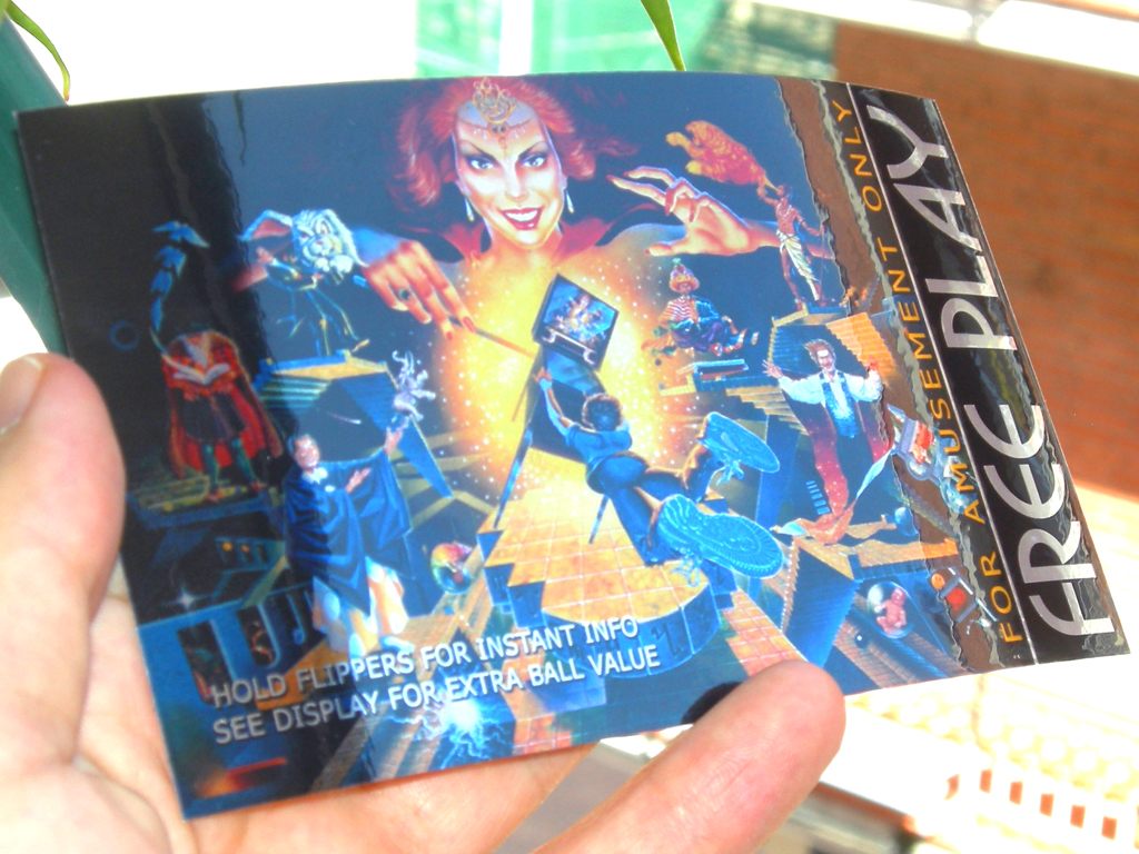 "Pinball Magic Cards Custom" (CAPCOM). Designed by Mikonos & Zona Arcade