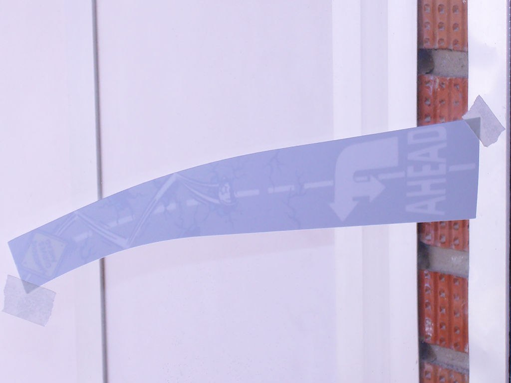 "Road Show Pinball Ramp Decals - Complete Set" (WILLIAMS) printed on ...