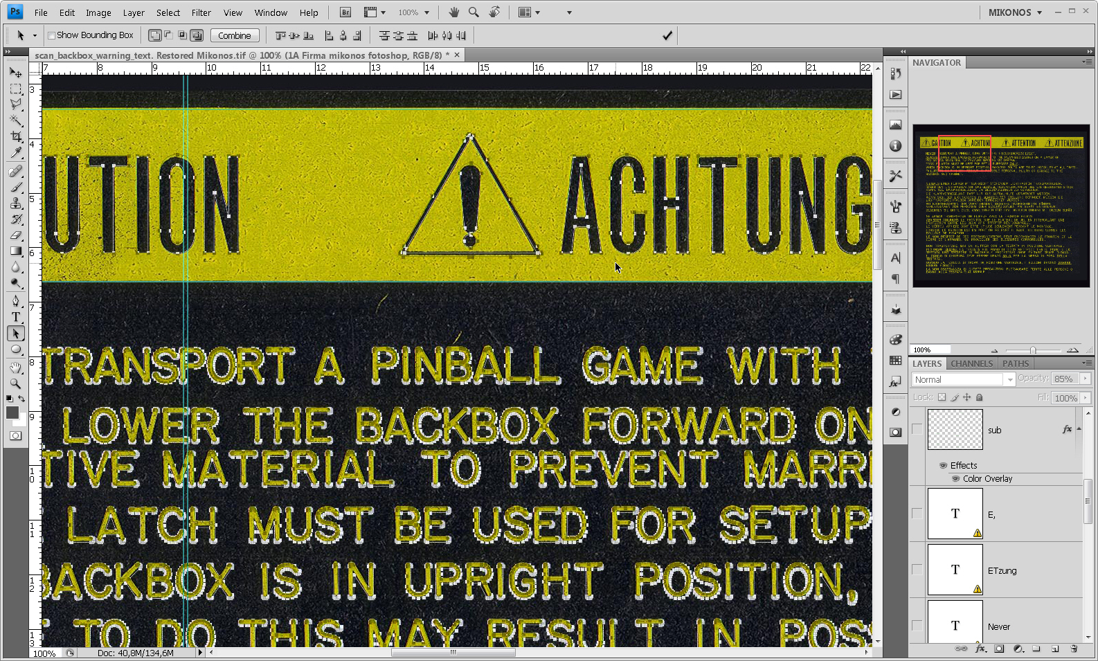 "BACKBOX WILLIAMS PINBALL WARNING TEXT" in restoration process | All ...