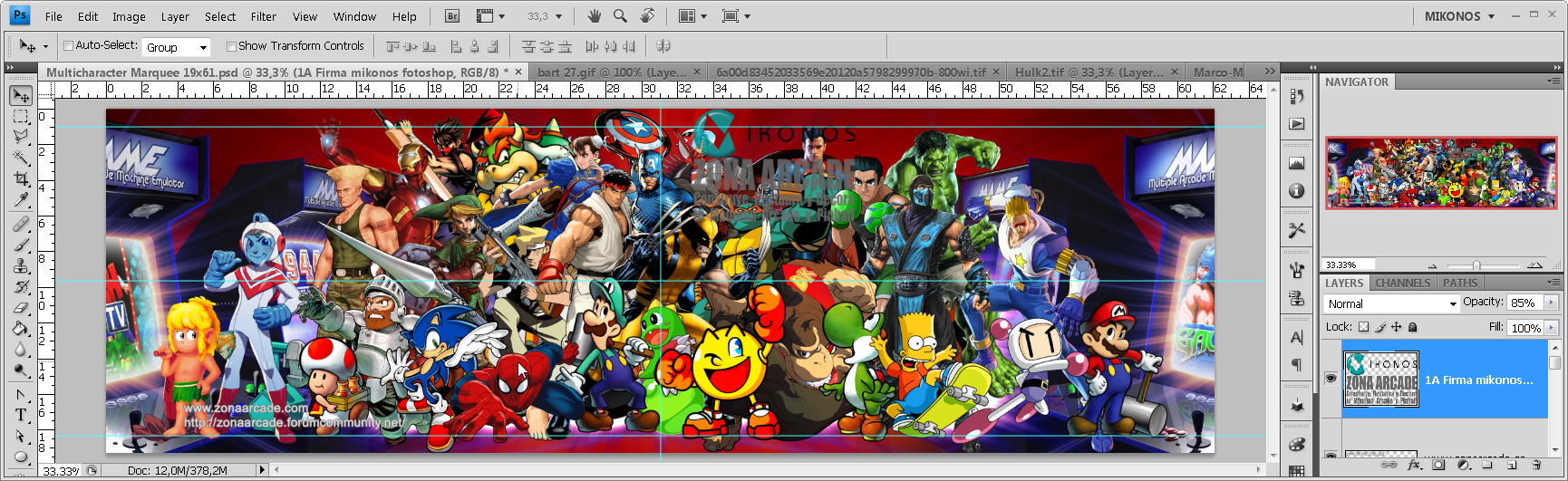 Project: "Multicharacter Marquee" for Robert