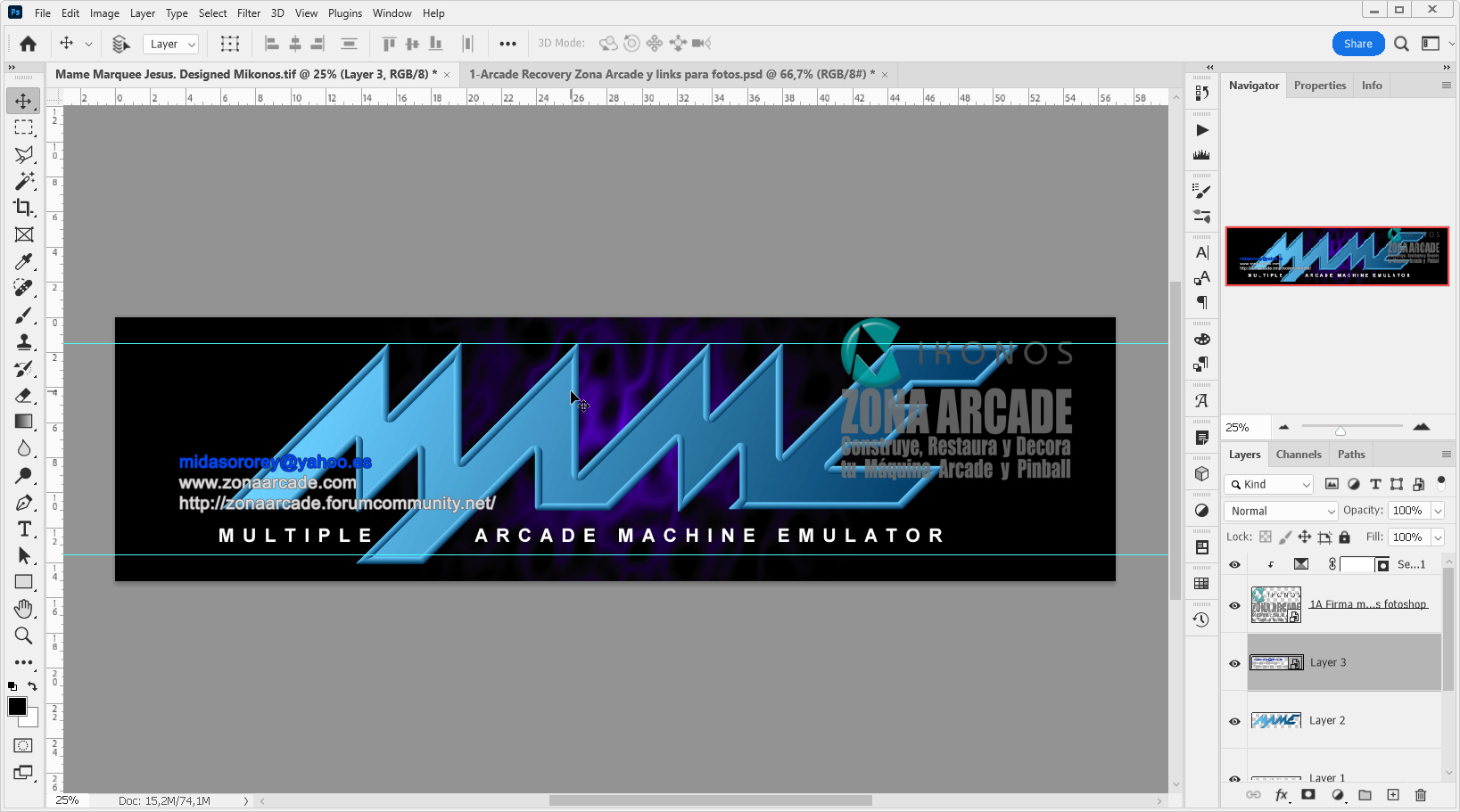 "Mame Artworks" proyecto para la máquina arcade custom del usuario "Jesús"