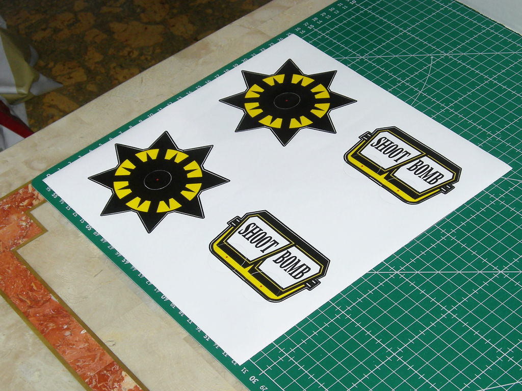 “19XX DECAL STICKERS FOR CONTROL PANEL OVERLAY - BUTTONS AND STICK ...