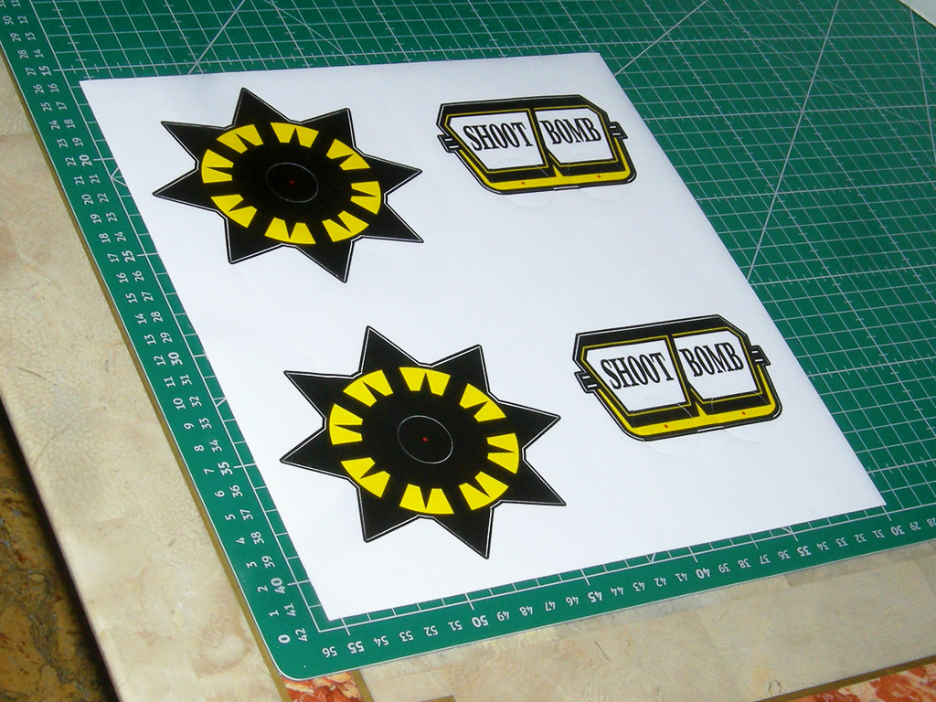 “19XX DECAL STICKERS FOR CONTROL PANEL OVERLAY - BUTTONS AND STICK ...