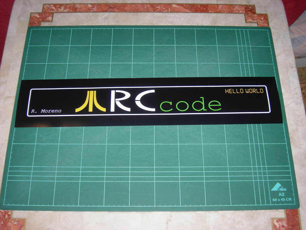 Decoraciones arcade propias "ARC Code" para el usuario "Roberto"