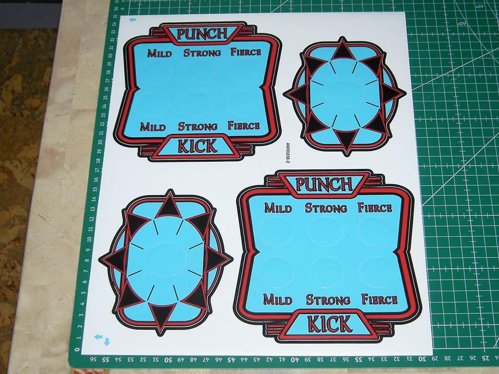 “ALTERNATIVE MARVEL VS CAPCOM: CLASH OF SUPER HEROES DECAL STICKERS FOR ...