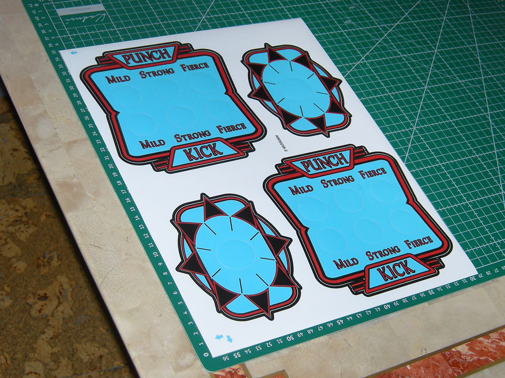 “ALTERNATIVE MARVEL VS CAPCOM: CLASH OF SUPER HEROES DECAL STICKERS FOR ...