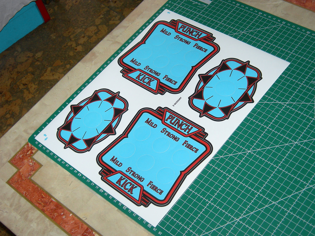 “ALTERNATIVE MARVEL VS CAPCOM: CLASH OF SUPER HEROES DECAL STICKERS FOR ...