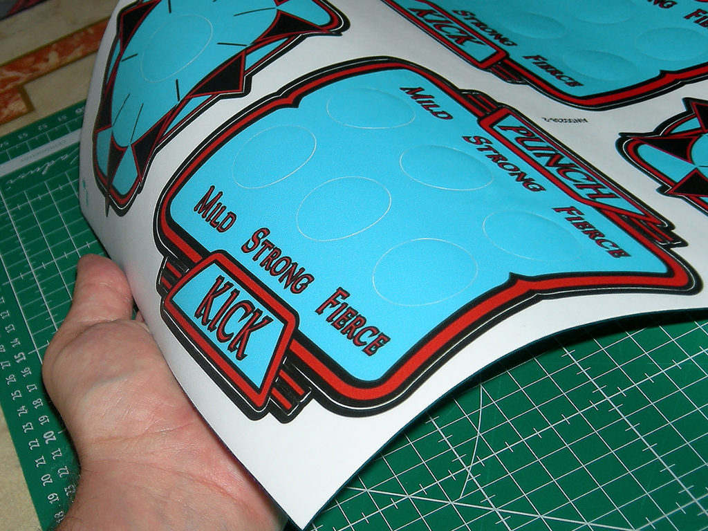 “ALTERNATIVE MARVEL VS CAPCOM: CLASH OF SUPER HEROES DECAL STICKERS FOR ...