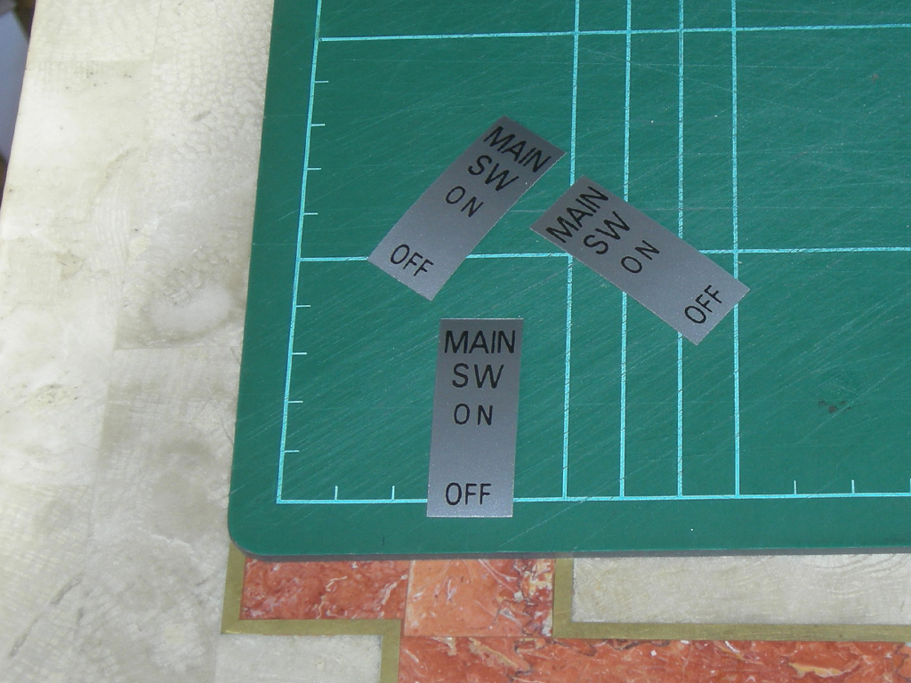 "ASTRO CITY MAIN SWITCH ON-OFF STICKER 421-8324" for SEGA Cabinet ...