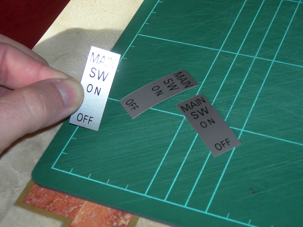 "ASTRO CITY MAIN SWITCH ON-OFF STICKER 421-8324" for SEGA Cabinet ...