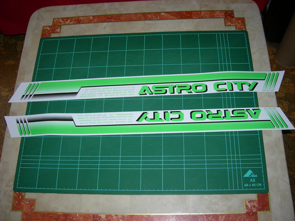 "Astro City Side Arts and periphery Stickers" printed for "Mark" user