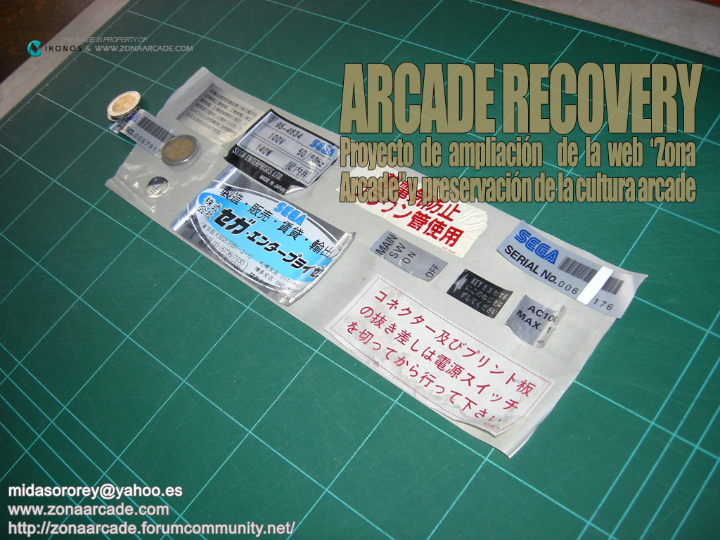 "ASTRO CITY - ALL ORIGINAL PERIPHERY STICKERS" (SEGA) for restored and ...