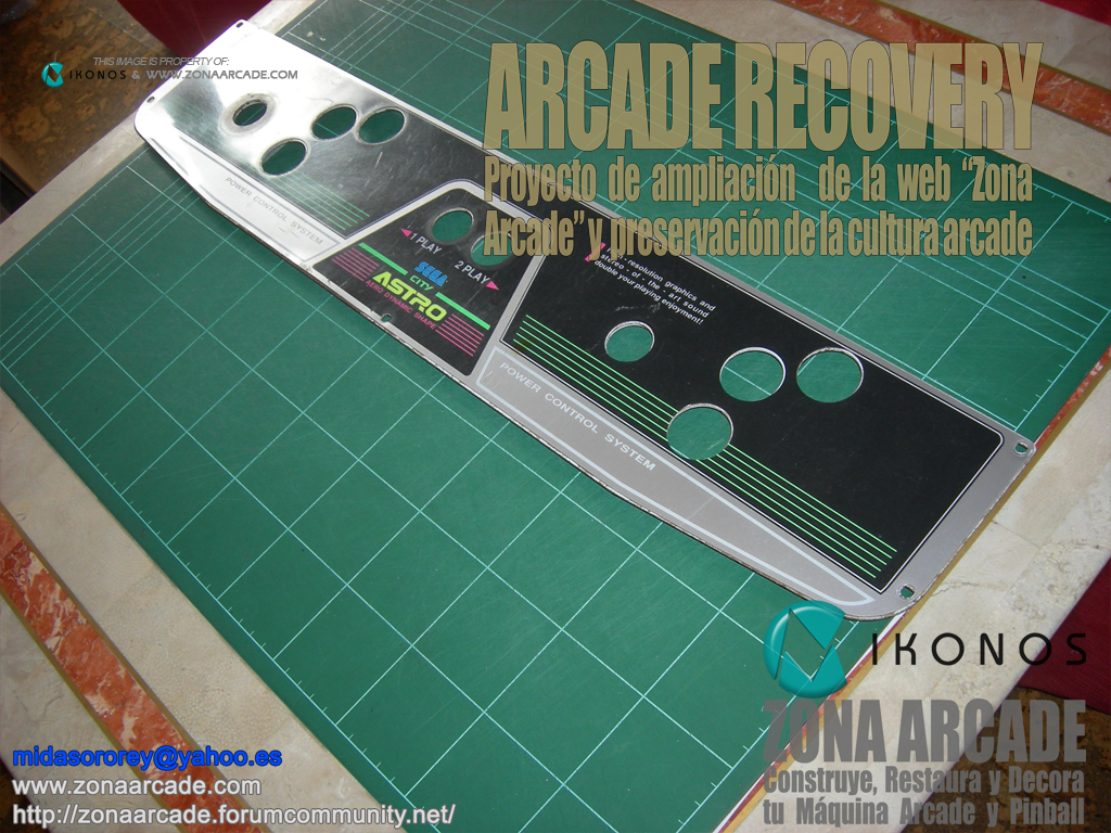 "Panel de Control Astro City" (SEGA), ¿Cómo está impreso el original?