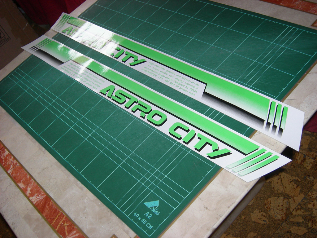 "Astro City Side Arts and other All Little Sticker" (SEGA ...