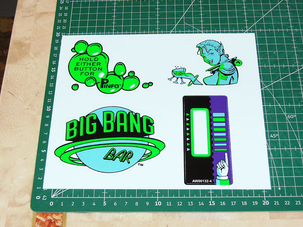 "BIG BANG BAR PINBALL APRONS" (CAPCOM) artwork files restored in Zona ...