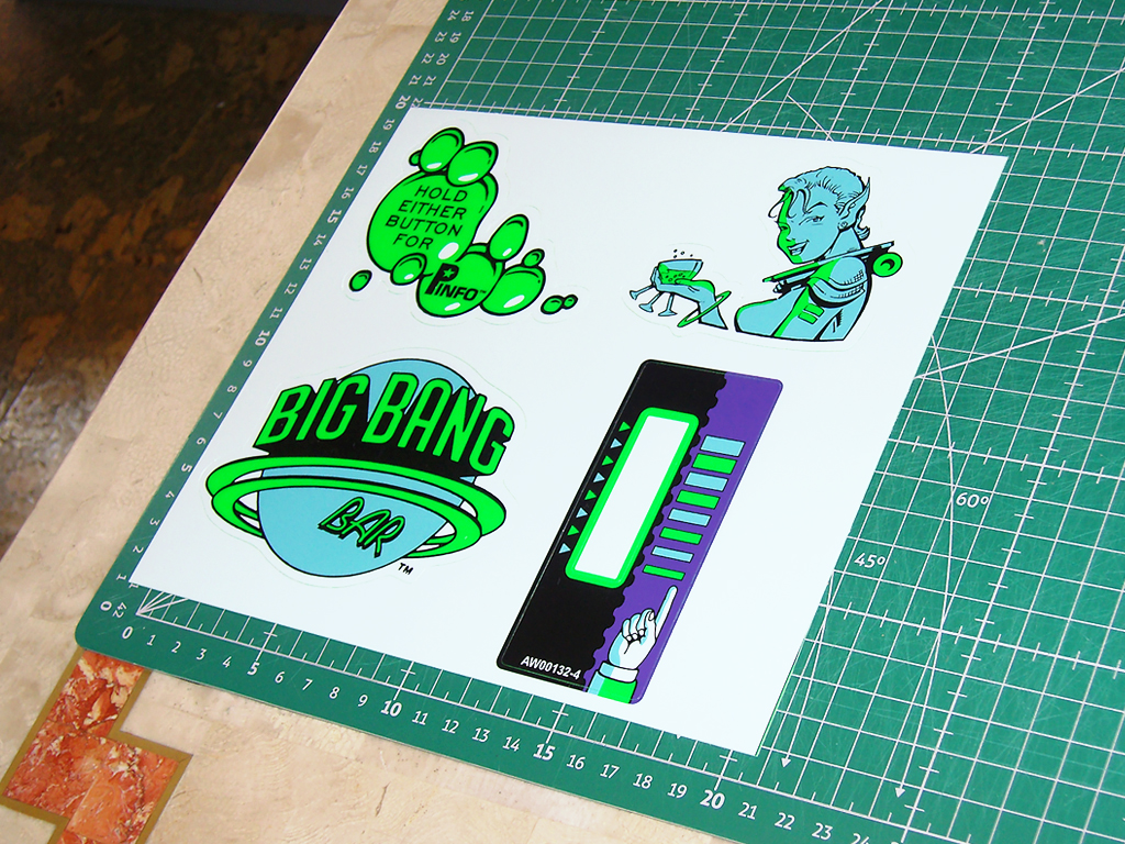 "BIG BANG BAR PINBALL APRONS" (CAPCOM) artwork files restored in Zona ...