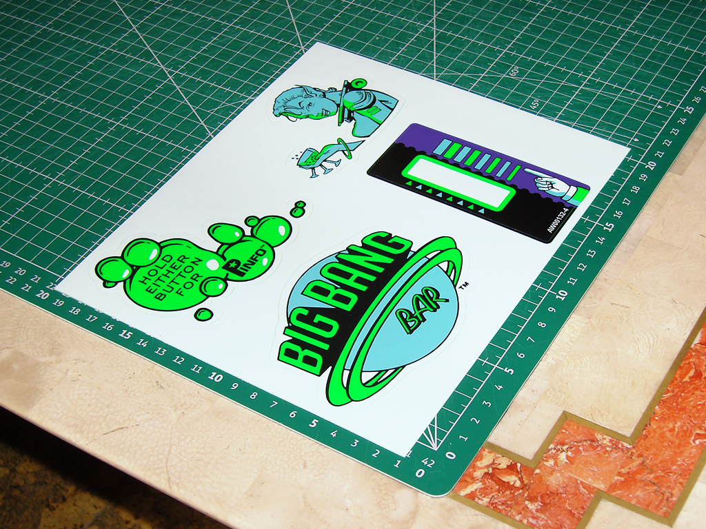 "BIG BANG BAR PINBALL APRONS" (CAPCOM) artwork files restored in Zona ...