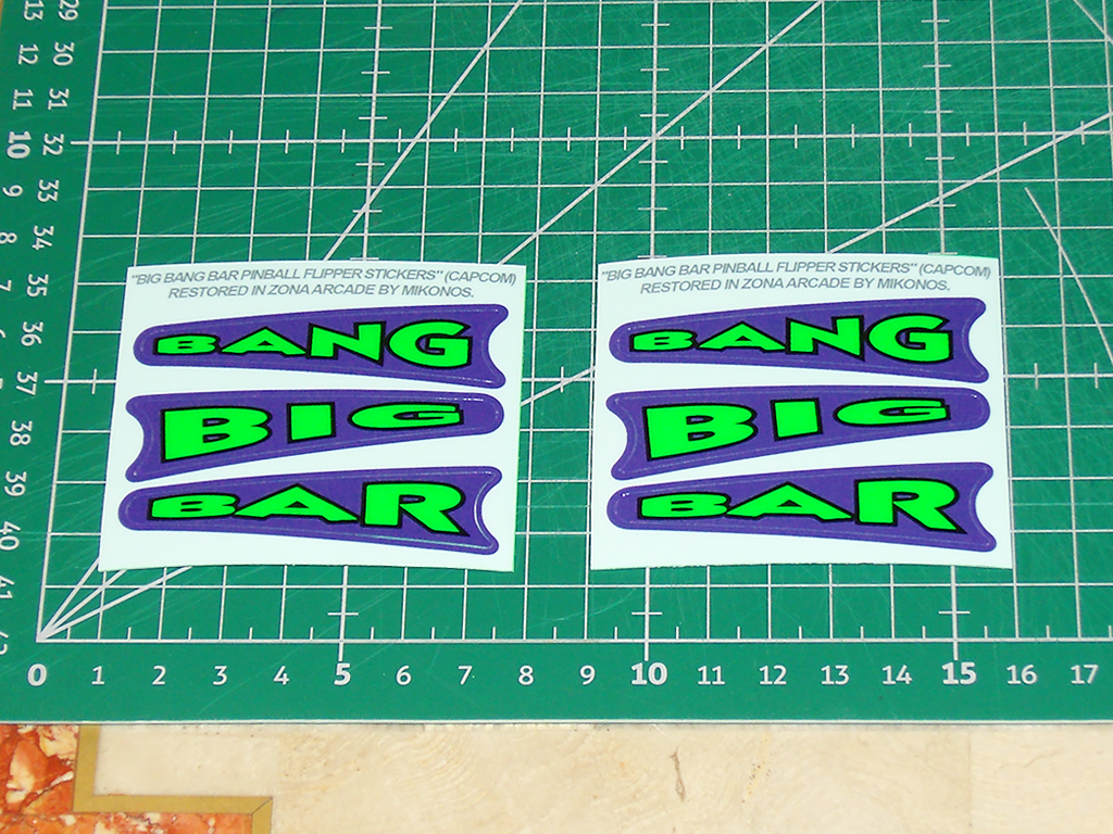 "Big Bang Bar Pinball Flipper Stickers, Drop Targets, Aprons and More ...