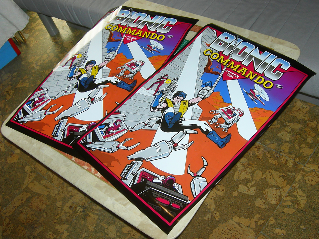 "Bionic Commando Side Arts" (CAPCOM) y "Rastan Button and Joystick ...