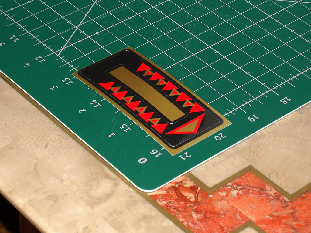 "Black Rose Pinball Aprons - Gold Mod" (BALLY) restored and redesigned ...