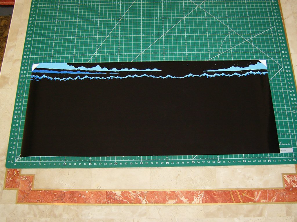 "BRAM STOCKER'S DRACULA PINBALL BACKBOARD" (WILLIAMS) artwork restored ...