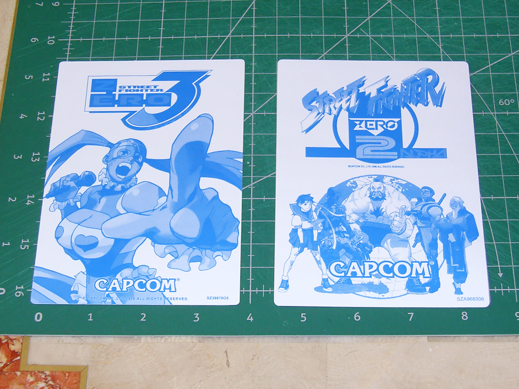 "Ringedge 2 Complete Stickers Set" (SEGA) and Other arcade reproductions printed for "full ...
