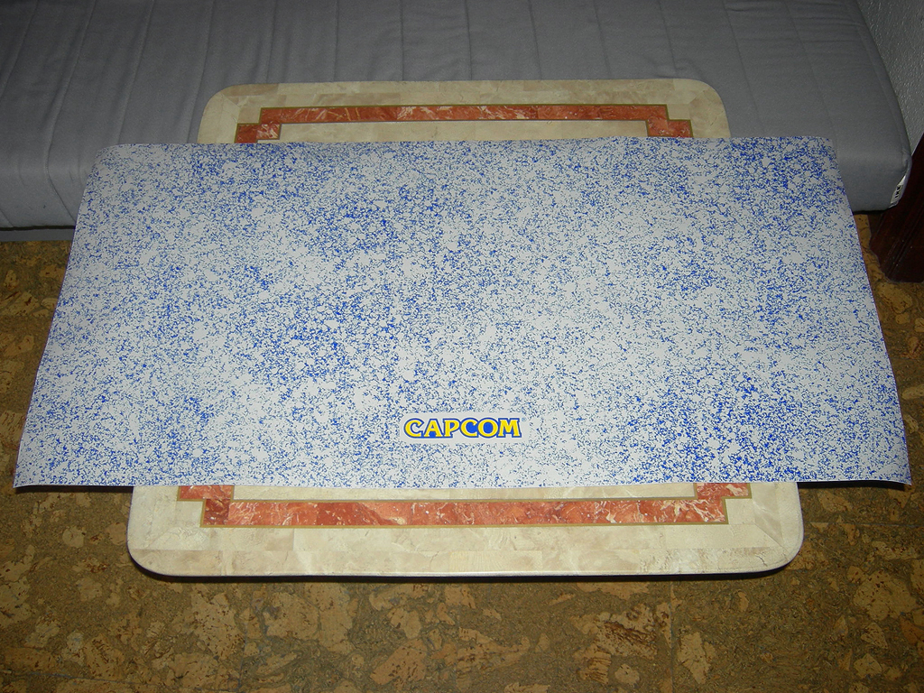 "CAPCOM BLUE MARBLE OVERLAY 06-0074 CONTROL PANEL OVERLAY VER. 2 ...