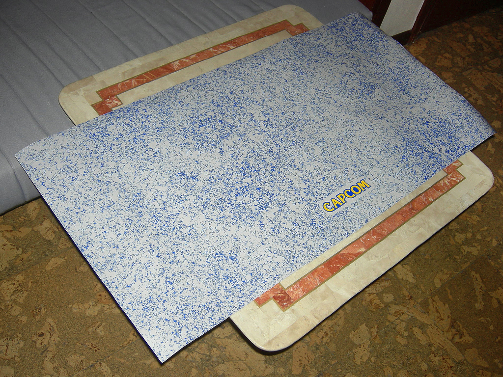 "CAPCOM BLUE MARBLE OVERLAY 06-0074 CONTROL PANEL OVERLAY VER. 2 ...