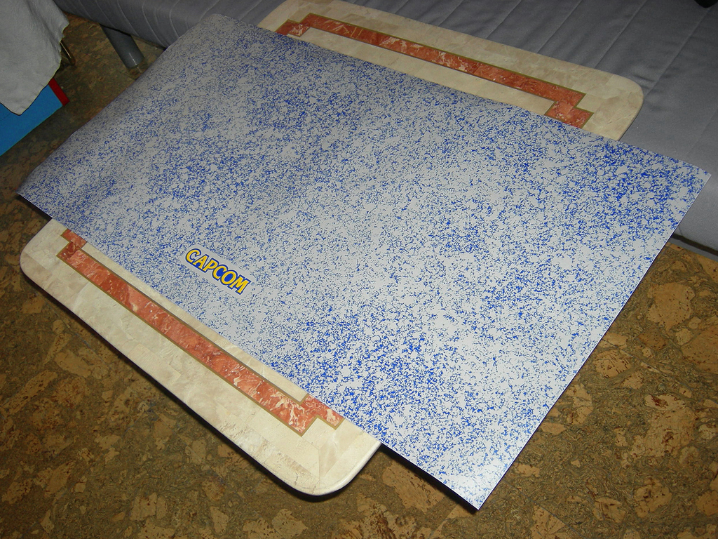 "CAPCOM BLUE MARBLE OVERLAY 06-0074 CONTROL PANEL OVERLAY VER. 2 ...