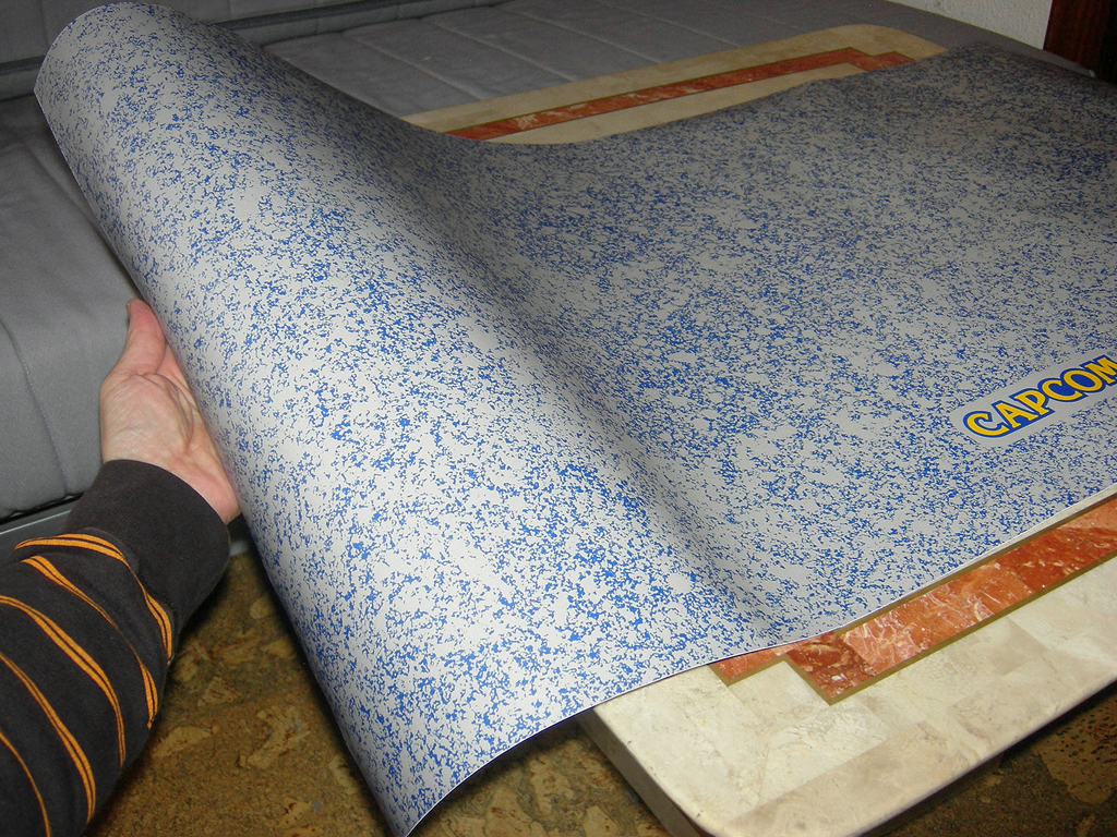 "CAPCOM BLUE MARBLE OVERLAY 06-0074 CONTROL PANEL OVERLAY VER. 2 ...