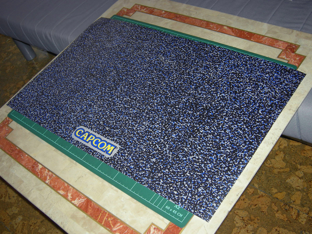 "CAPCOM GENERIC CONTROL PANEL OVERLAY AW00145-1 - MARBLE STYLE 2 ...