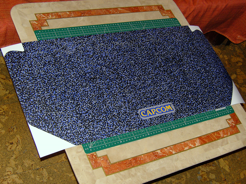 "CAPCOM GENERIC CONTROL PANEL OVERLAY AW00145-1 - MARBLE STYLE 2 ...