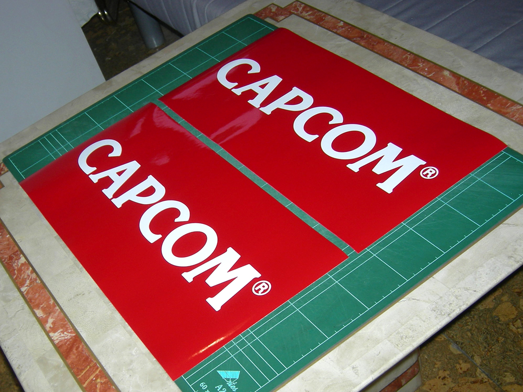 "CAPCOM RED LOGO SIDE ARTS 06-0066" (CAPCOM) restored by Zona Arcade ...