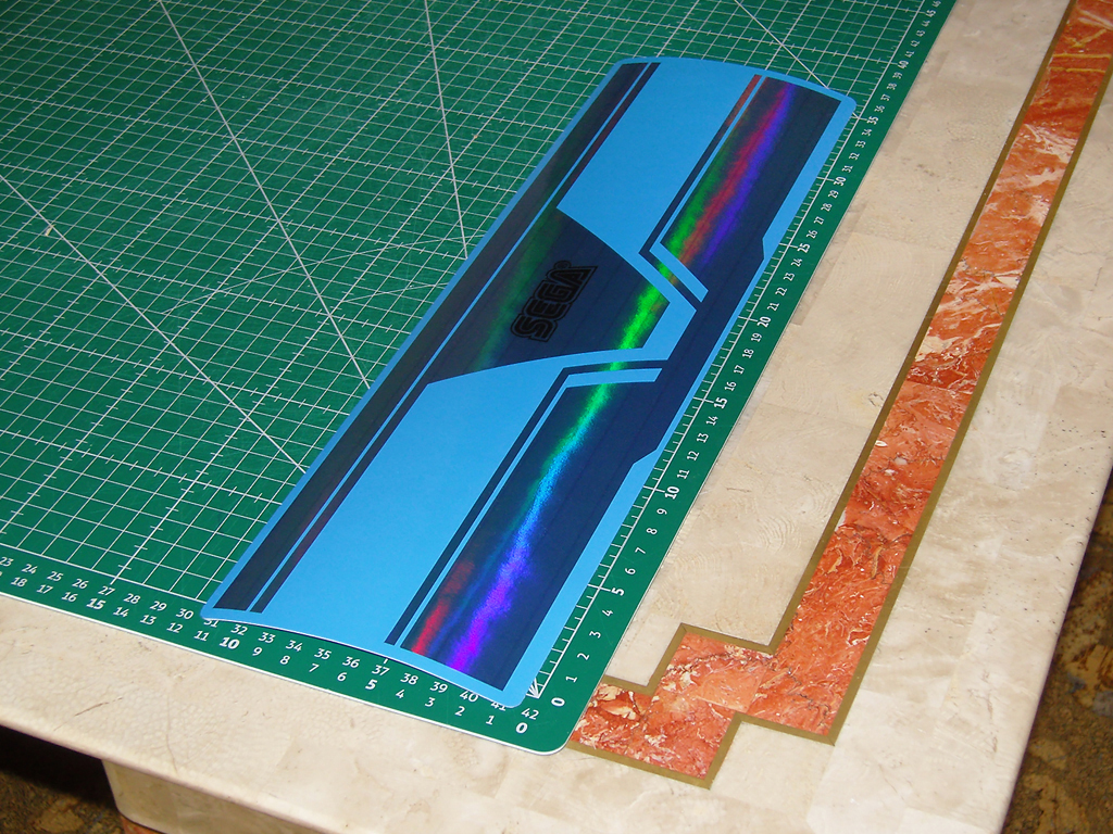 "CITY CONTROL PANEL OVERLAY FOR ONE PLAYER" (SEGA) scanned arcade ...