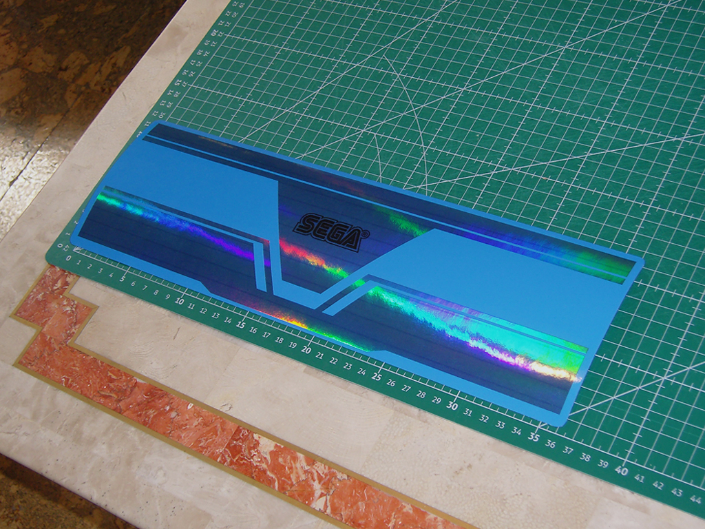 "CITY CONTROL PANEL OVERLAY FOR ONE PLAYER" (SEGA) scanned arcade ...