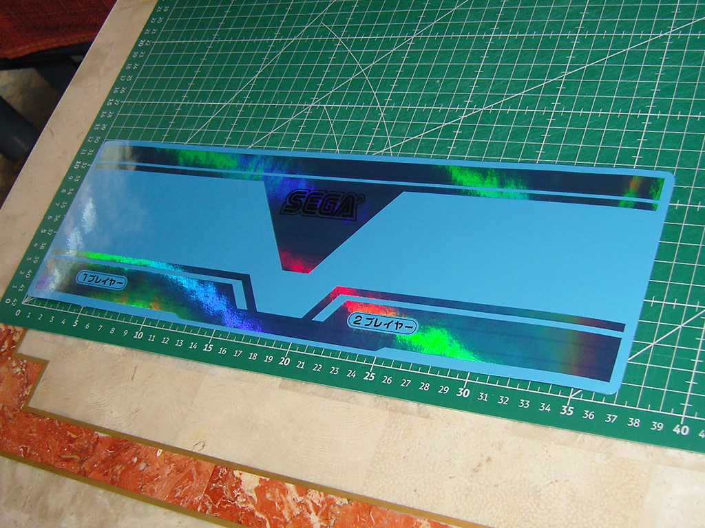 "City Two Player Control Panel Overlay And Complete Small Stickers Set ...