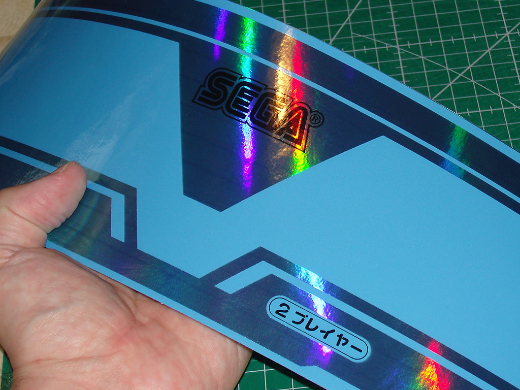 "City Two Player Control Panel Overlay And Complete Small Stickers Set ...