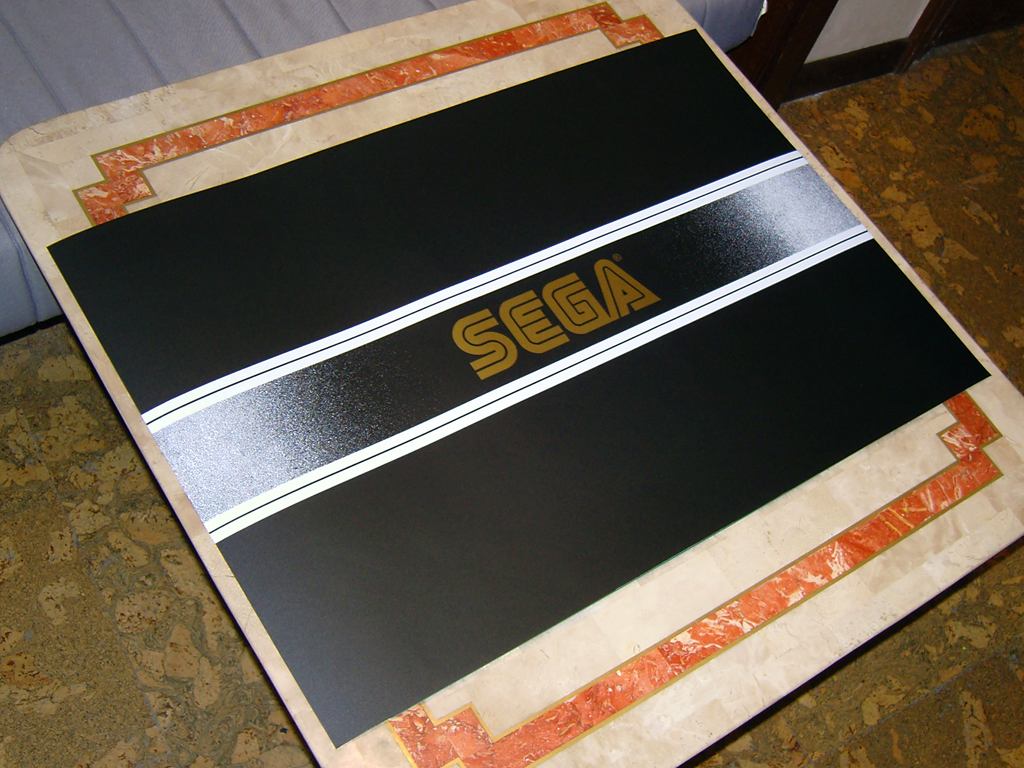 "COLUMNS CONTROL PANEL OVERLAY - BLACK COLOR" (SEGA) arcade artwork ...