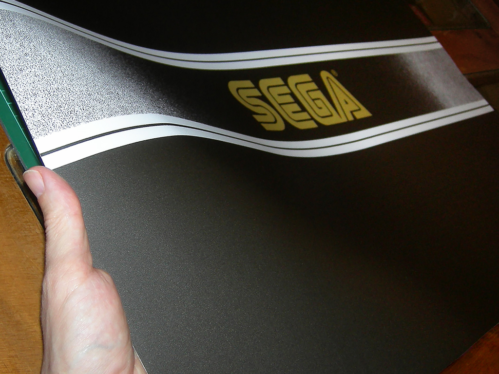 "COLUMNS CONTROL PANEL OVERLAY - BLACK COLOR" (SEGA) arcade artwork ...