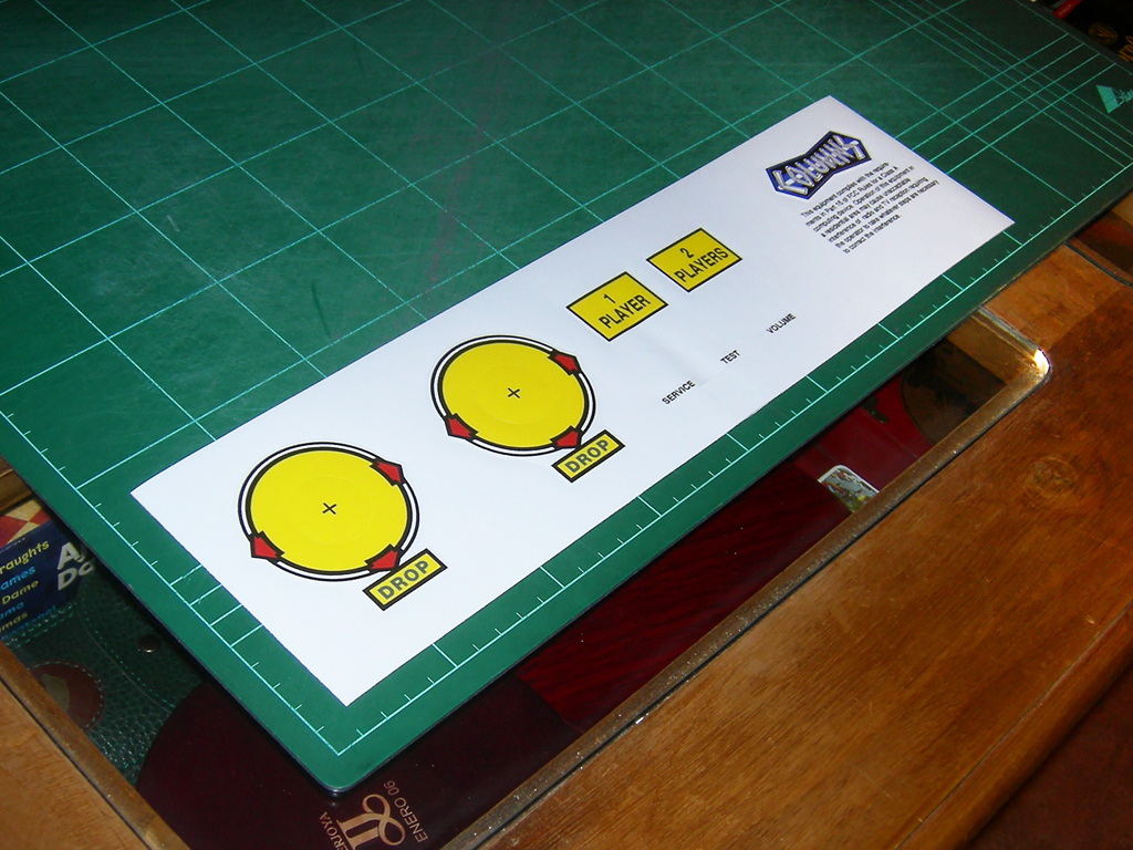 "COLUMNS BUTTON DECAL STICKERS FOR CONTROL PANEL" (SEGA) arcade artwork ...