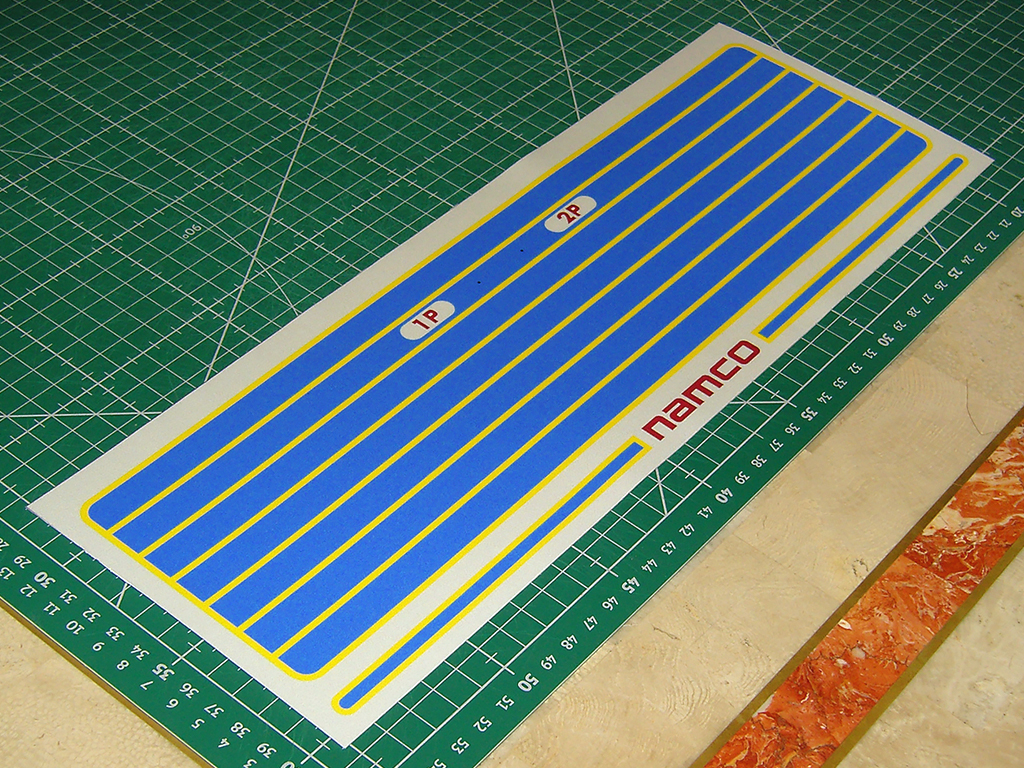 "Consolette Control Panel Overlays and Metallic Namco Logos" (NAMCO ...