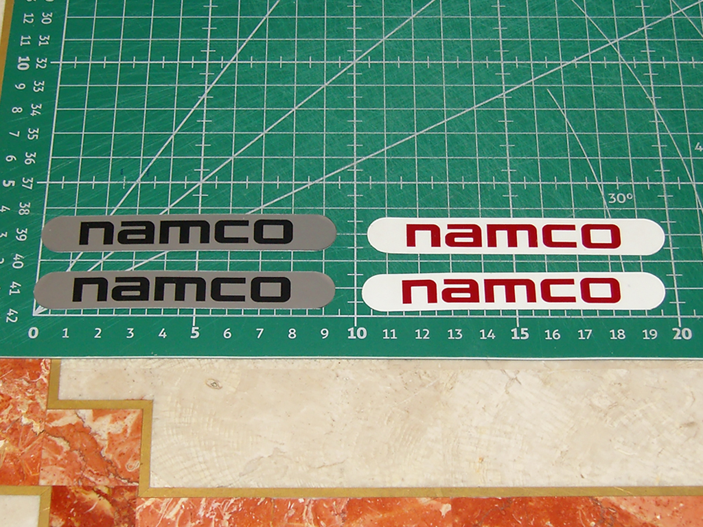 "Consolette 18 control panel Overlays, logo Stickers, and ¥100 Insert ...